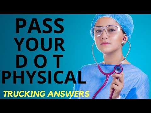 Passing your DOT physical. Watch that breakfast!