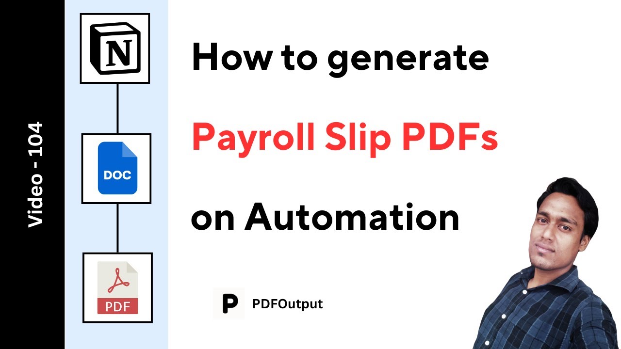 Payroll Slip PDF Generator (How to create payroll PDFs on automation in Notion)