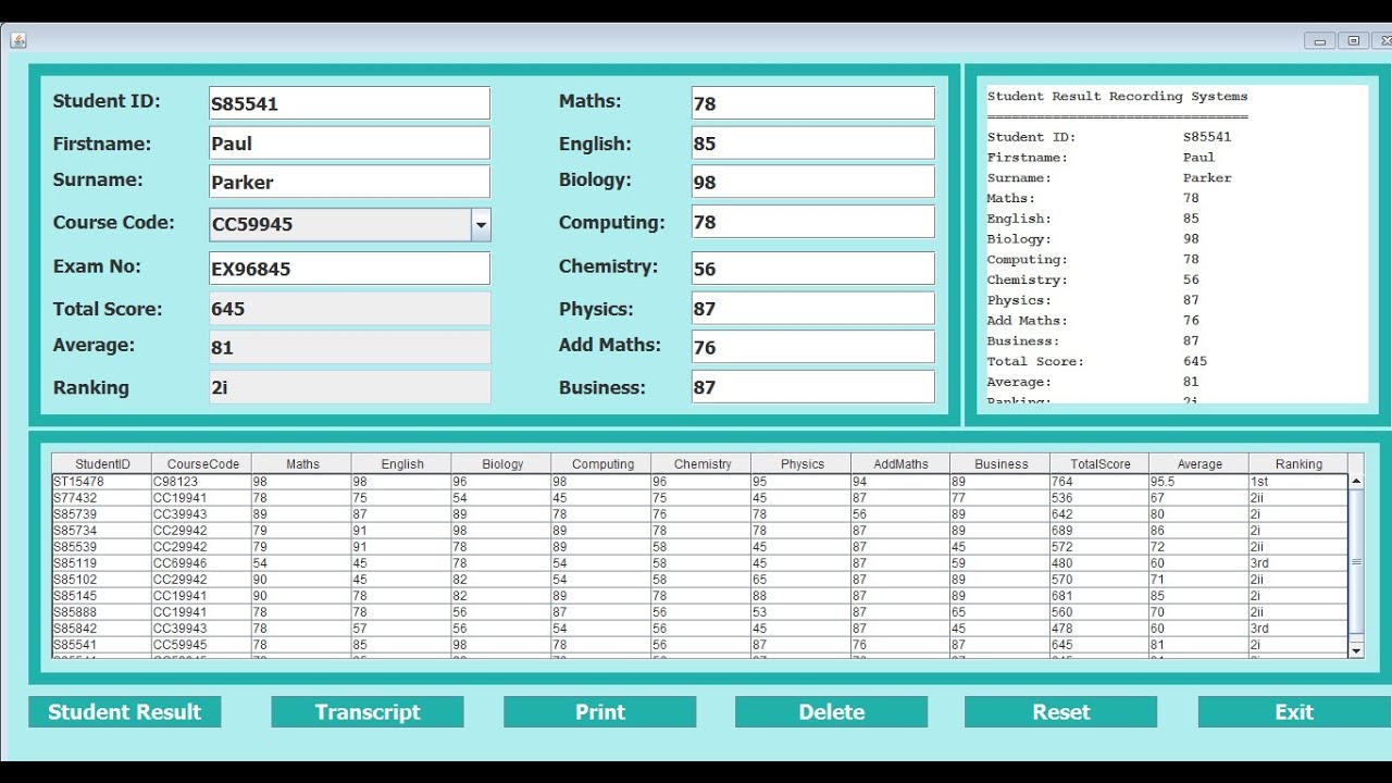 Overview of How to Create Student Database Management Systems using SQLite in Java Eclipse