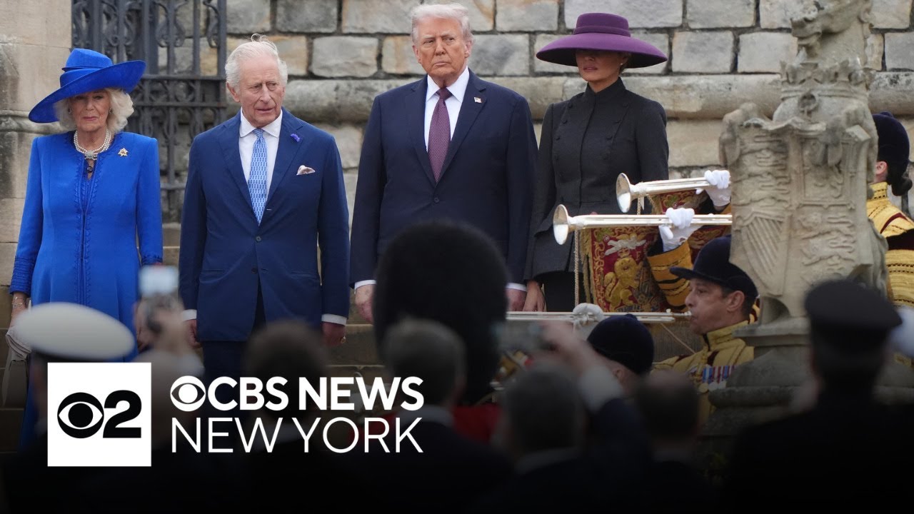 President Trump kicks off 2nd state visit to U.K.
