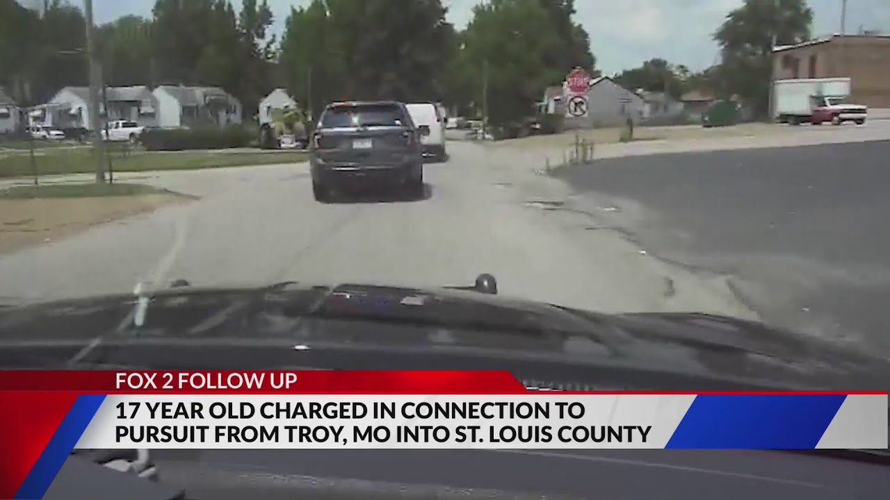 Teen charged after 50-mile police chase from Troy ends in St. Louis