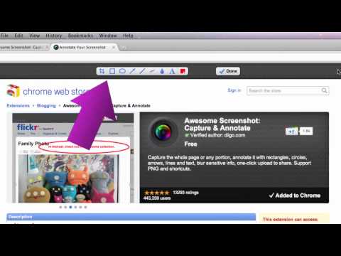 Chrome's Awesome Screenshot Tutorial