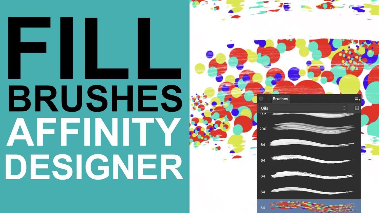 Affinity Designer Fill Brushes With Images Tutorial