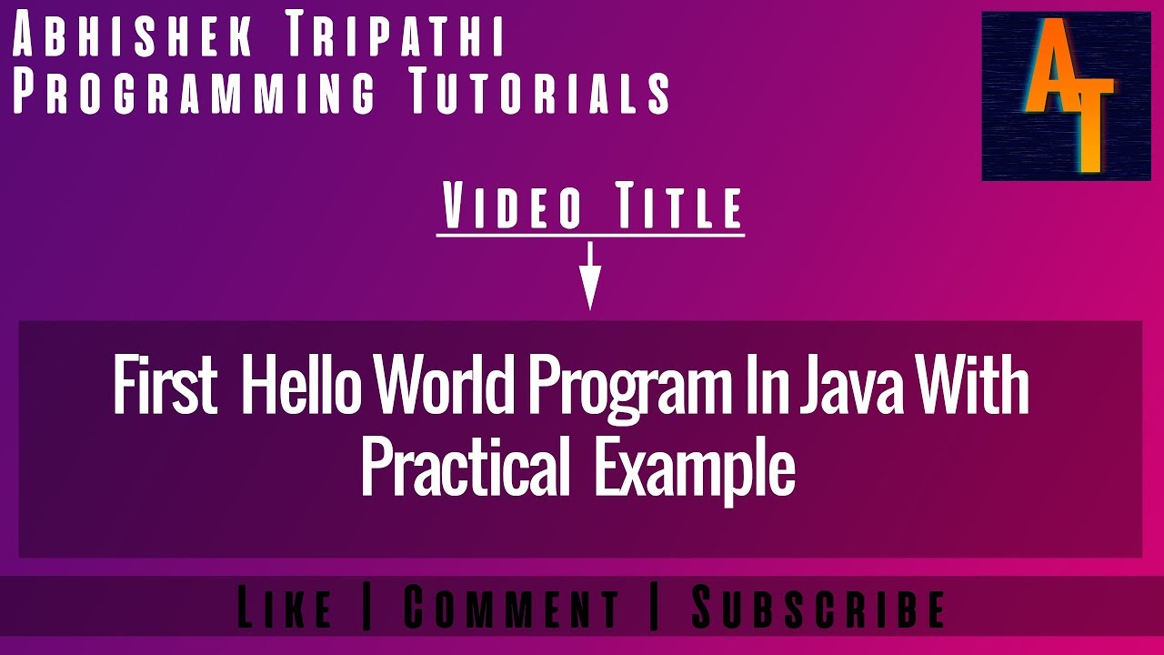 First Hello World Program In Java Part-4 # First Program In Java # Java Hello World Eclipse