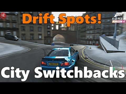 Forza Horizon 4: Hidden Drift Spots - Technical City Switchbacks!