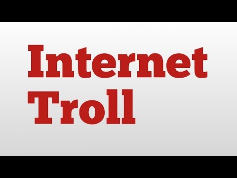 Internet Troll meaning and pronunciation