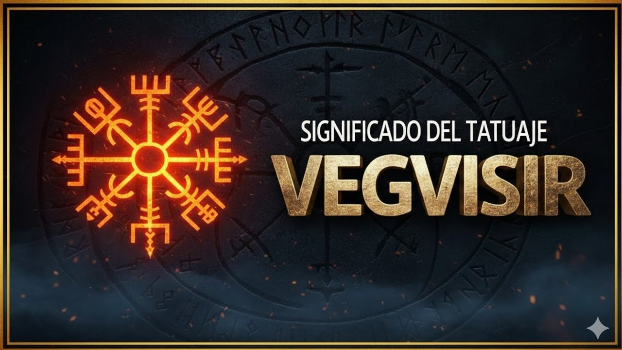 El SIGNIFICADO del TATUAJE VEGVISIR  / ⚔️ TATUAJES de SIMBOLOS NORDICOS