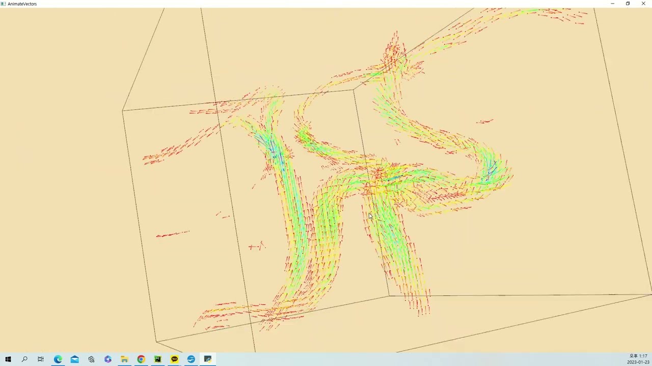 VTK Python Example - AnimateVectors