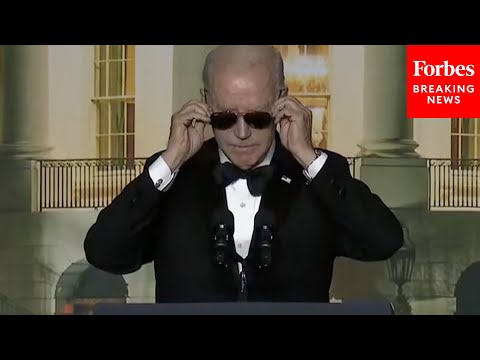 JUST IN: Biden Jokes About Taking No Questions, 'Dark Brandon' At White House Correspondents' Dinner