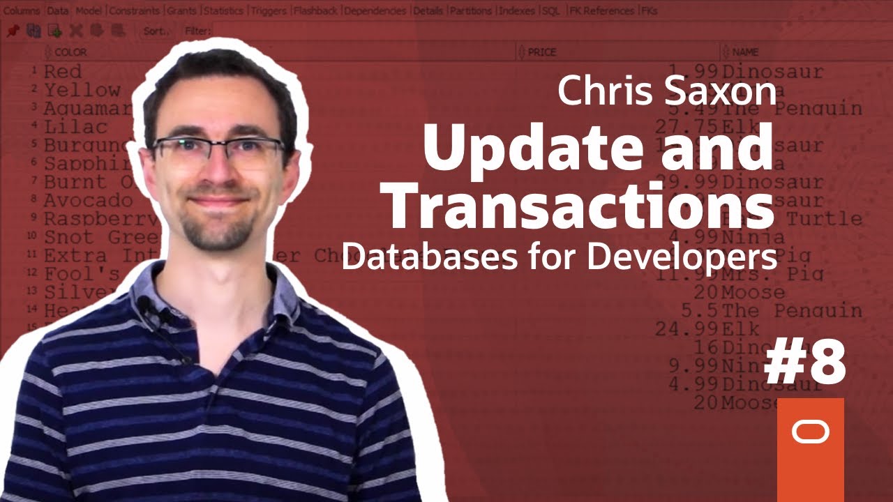 Update and Transactions: Databases for Developers #8