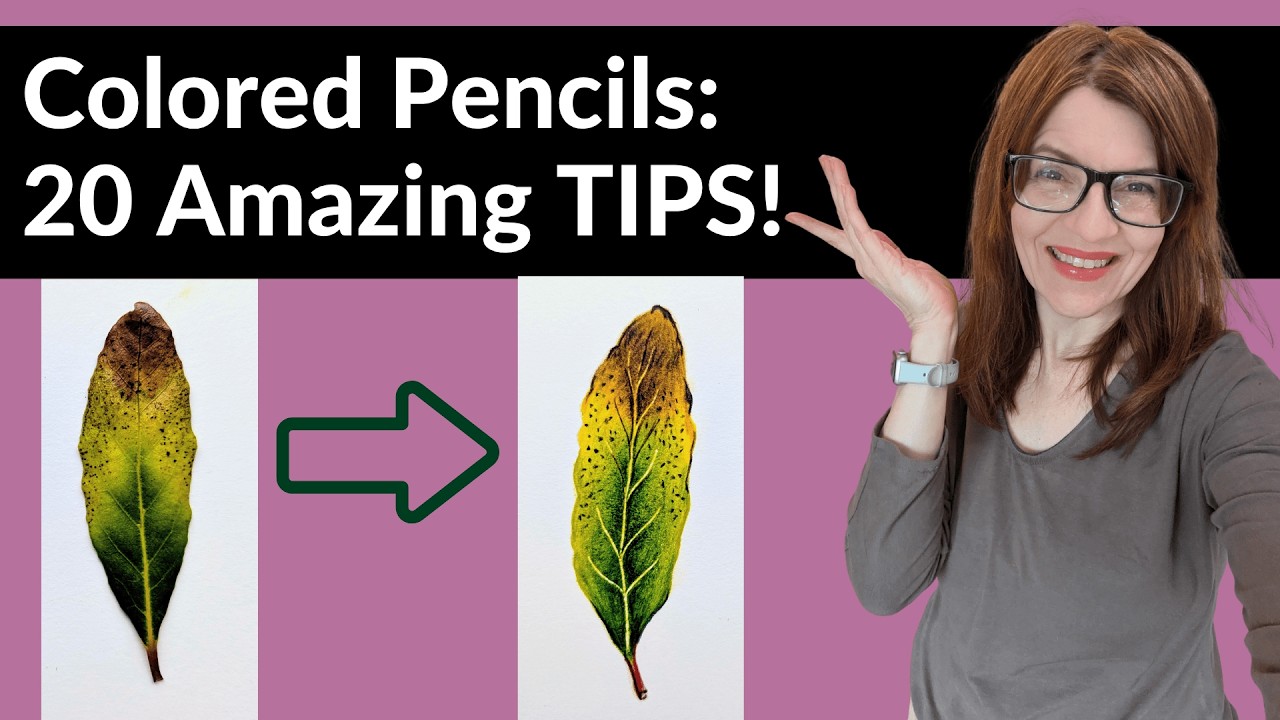 How to Use Colored Pencils | New Derwent Colors Reviewed! (20 Easy Tips for Beginners)