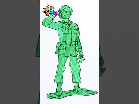 How to draw Sergeant - Pixar Toy Story #drawing #drawinganimals #drawingforkids #howtodraw