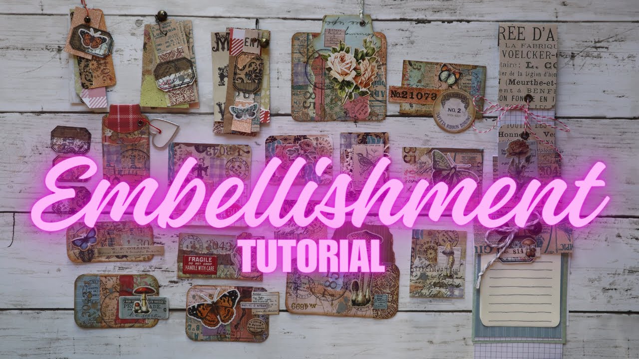 Junk Journal Embellishments from Scraps - Easy Ephemera Tutorial