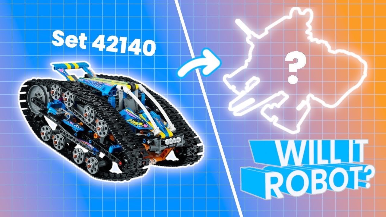 Turning a Technic tank into a Lego battle bot | Will It Robot? | 42140 Transformation Vehicle