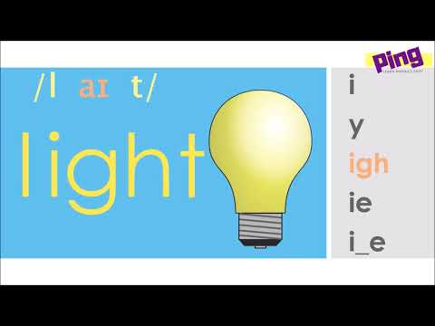 LONG VOWEL I i, y, igh, ie, i_e combinations Phonics IPA lessons