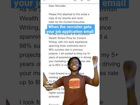 When the recruiter gets your job application email #shorts #trending #onekiss #meme #jobs #careers