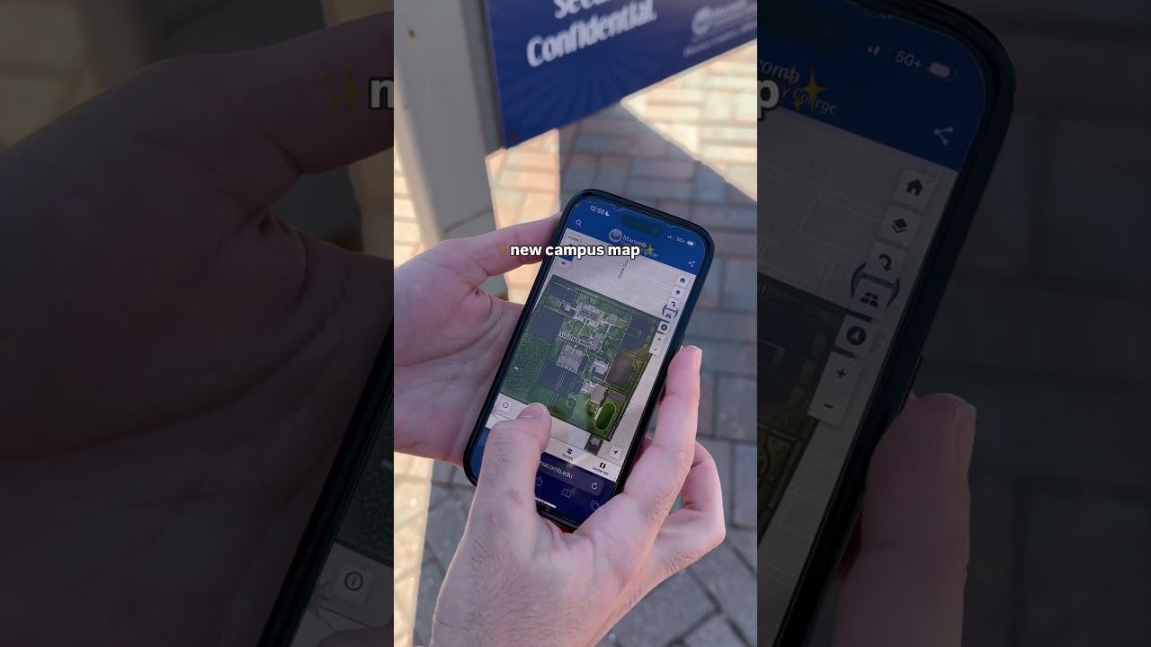 Introducing our brand new map site! 🤩🗺️ Designed to navigate campus with ease! #college #student