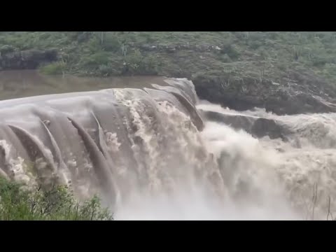 Locura en HIDALGO: EL CIELO ABRIÓ SUS PUERTAS Y LES MANDÓ CASCADAS DE LLUVIA, Mira lo que Llegó