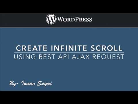 Learn 1 Create Post Infinite Scroll for WordPress Theme via REST API Ajax Request - Mind Luster