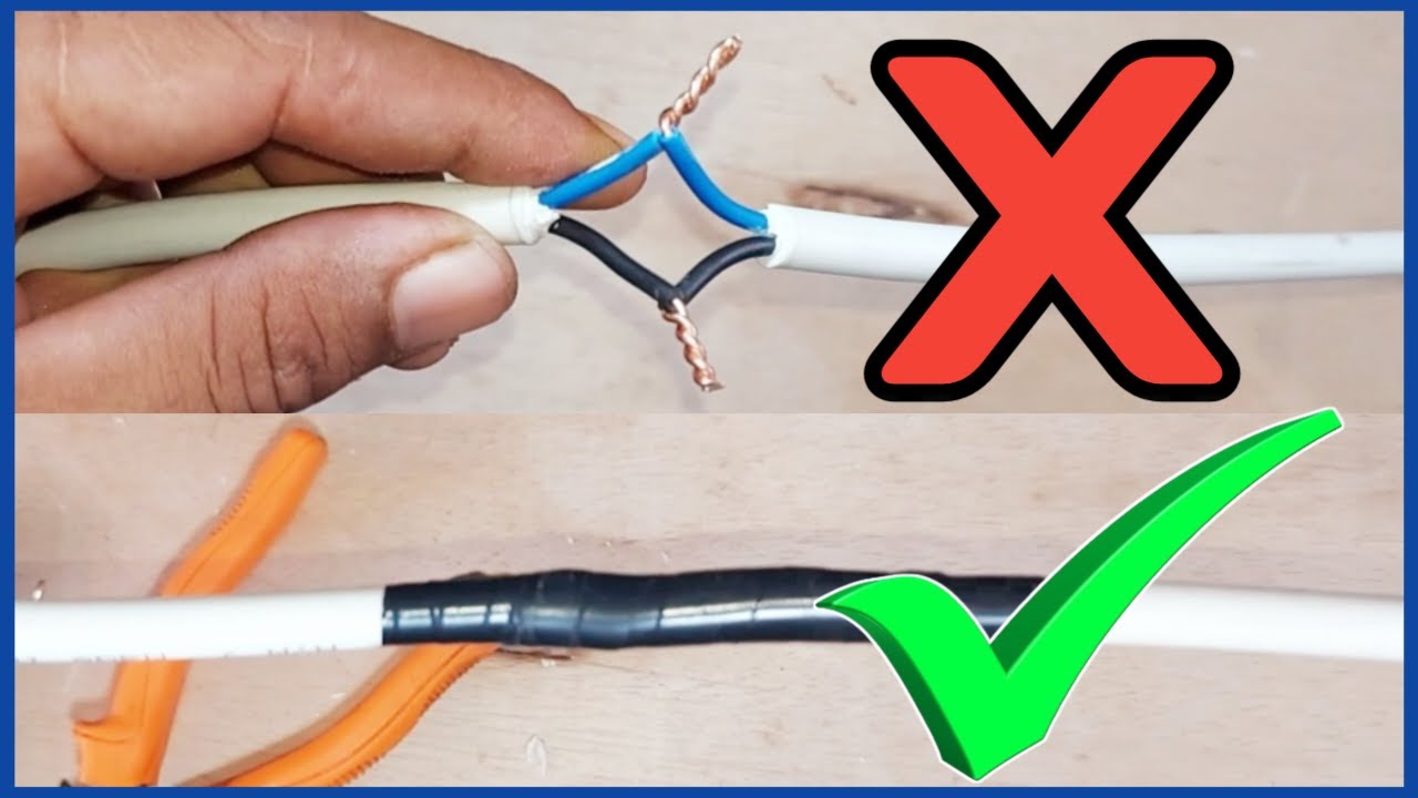 Teknik/cara menyambung kabel listrik yang benar kuat dan anti korslet | Kabel NYM