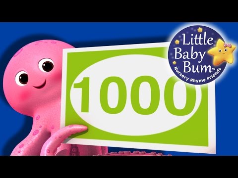 Number Song 100-1000 | Nursery Rhymes for Babies by LittleBabyBum - ABCs and 123s