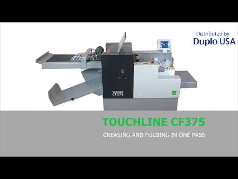 Multigraf Touchline CF375 | High Speed Creaser & Folder | Duplo USA