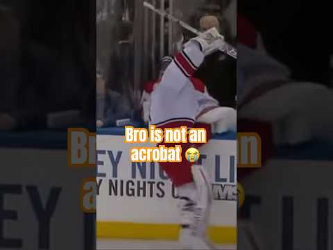 Just use the door man😭#nhl #goofynfl #hilarious #fails