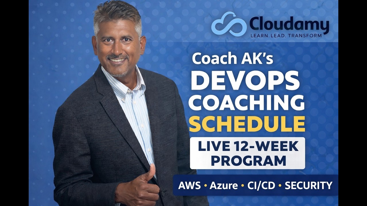 Coach AK's DevSecOps Coaching Program Schedule | 12-Week Multi Cloud + DevSecOps Coaching Plan