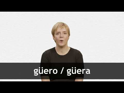 English Translation of “GÜERO” | Collins Spanish-English Dictionary
