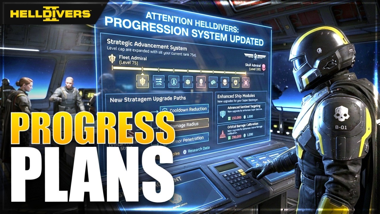 Helldivers 2 New Level Cap & Ship Progression Major Patch Update