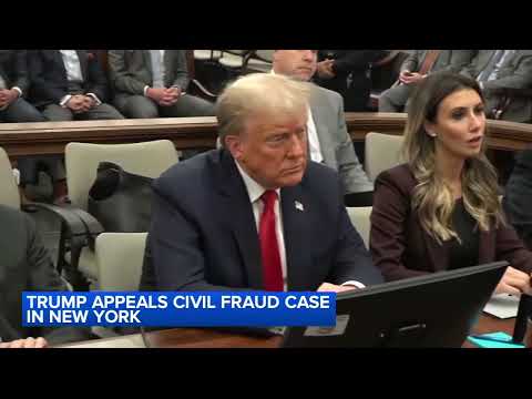 Donald Trump appeals his $454M New York civil fraud case