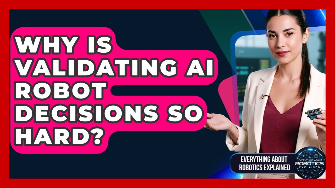 Why Is Validating AI Robot Decisions So Hard? - Everything About Robotics Explained