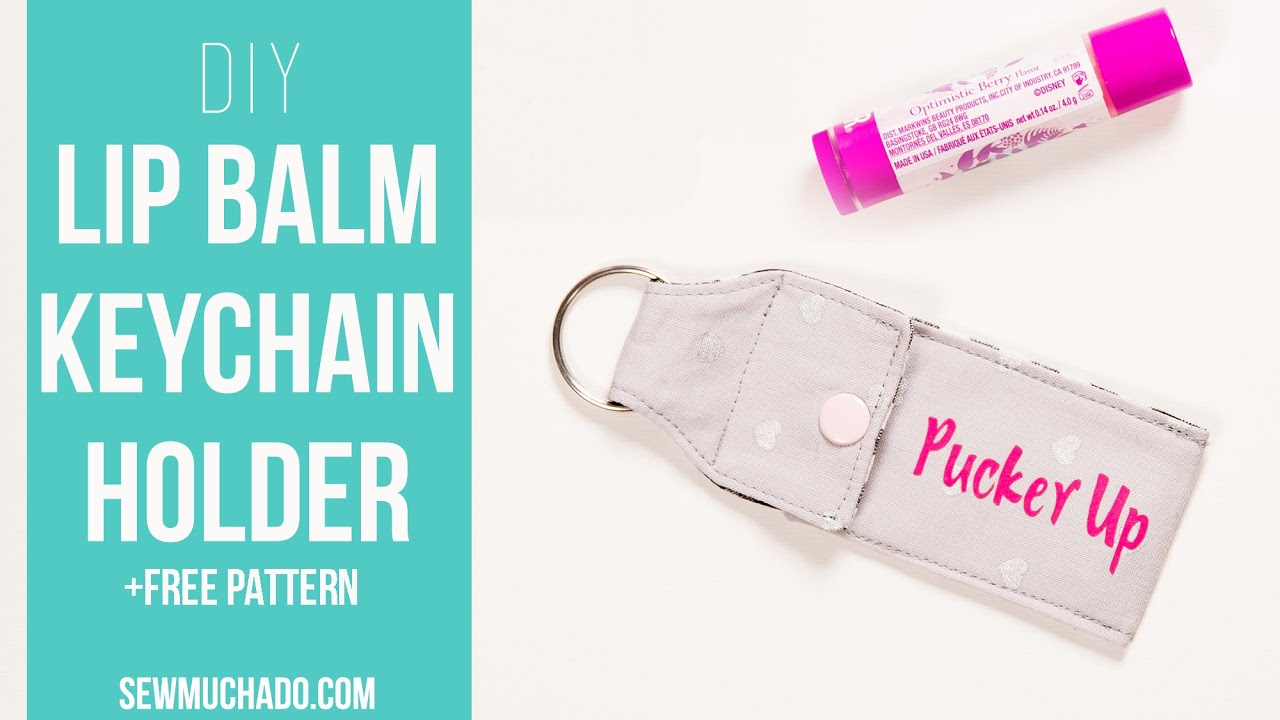 Lip Balm Holder Keychain Tutorial