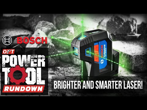 NEW Bosch Green Beam Point Laser Levels | Power Tool Rundown