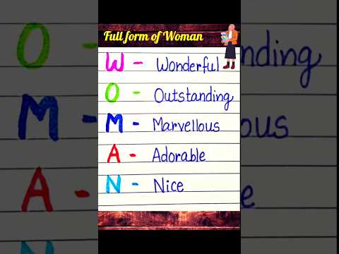 Full form of Women #fullform #shorts #english #women #learnandrock