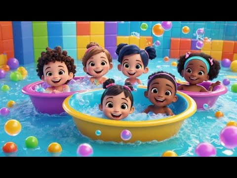 Splishy Splashy Bath Song Fun | Playful Toddler Song | Fun Bath Time Nursery Rhyme
