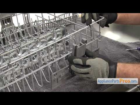 How To: Whirlpool/KitchenAid/Maytag Dishwasher Upper Rack Adjuster WPW10546503