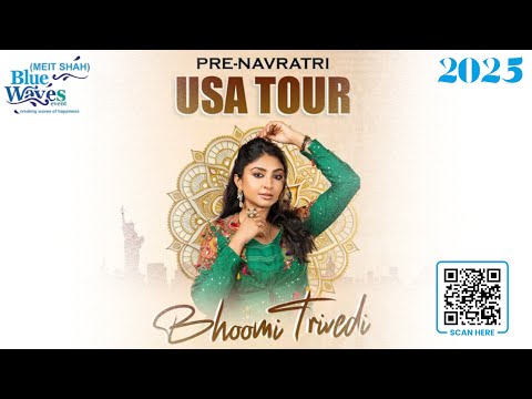 Bhoomi Trivedi Navratri Garba in New Jersey on Sep 19, 2025 at New Jersey Convention and ...