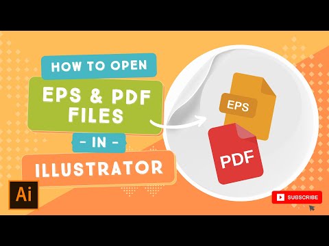 How to Open EPS and PDF Files in Illustrator