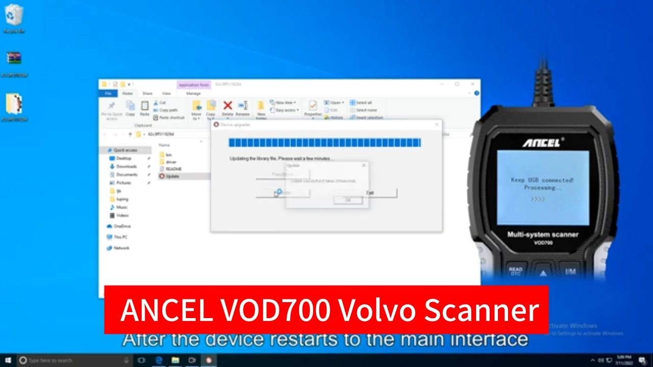 How To Install ANCEL VOD700 Volvo Scan Diagnostic Software