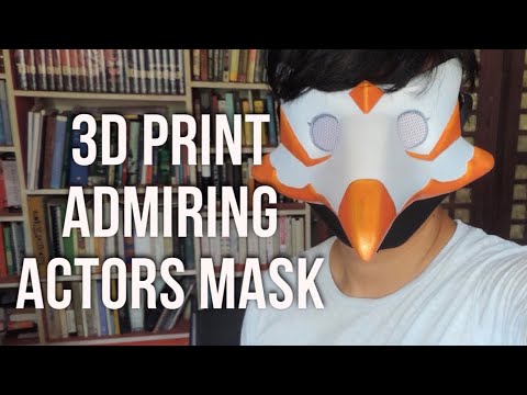 STL file Admiring Actor Mask 🎭 ・3D print design to download・Cults