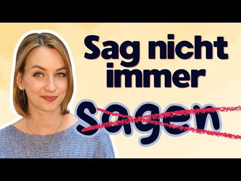 Erweitere deinen Wortschatz - Formelle und informelle Alternativen zu „sagen“