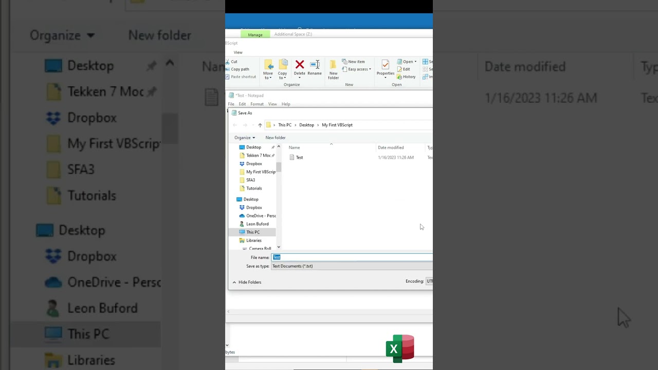Create Your First VBScript In Less Than A Minute! #shorts #vbscript
