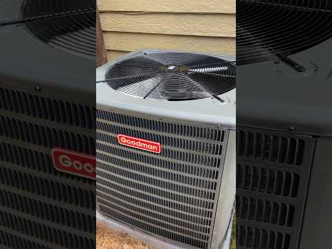 2023 Goodman Air Conditioner - First Ever Startup