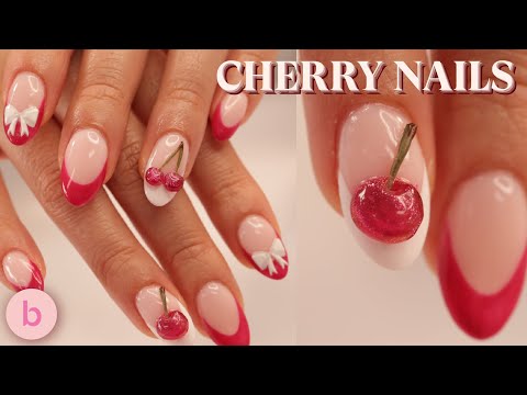 How to Get the Cutest Cherry Nails Ever! 🍒