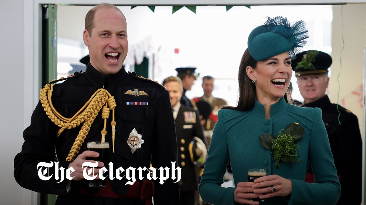 Prince and Princess of Wales enjoy St Patrick’s Day Guinness with Irish ...