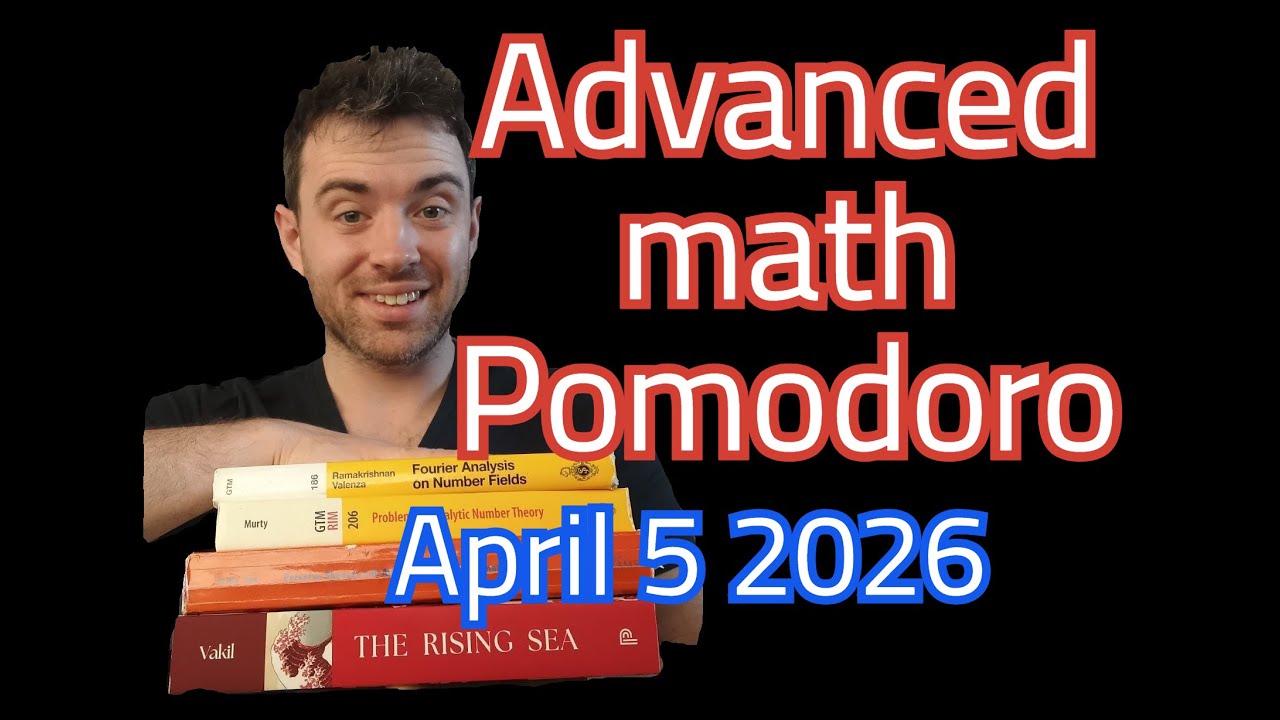 Study math with me | April 5 2026