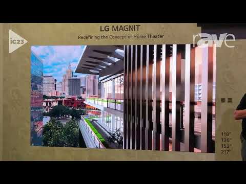 LG Business Solutions Shows Off MAGNIT Residential Display at InfoComm 2023