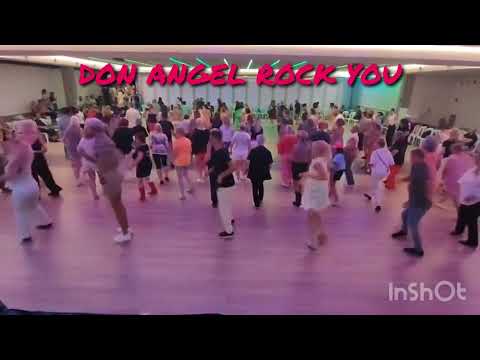 DON ANGEL ROCK YOU by Ivonne Verhagen Line Dance Script | ELD