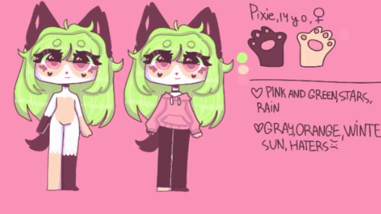 Reference sheet for Pixie/read desc./
